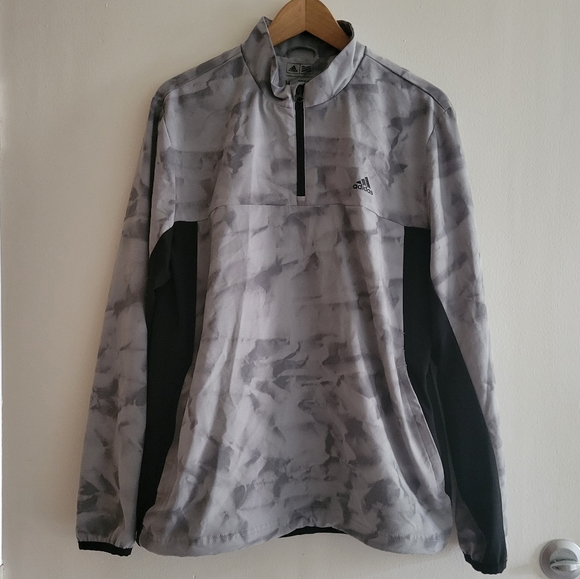 adidas | Jackets & Coats | Adidas Mens Pullover Half Zip Wind Breaker ...